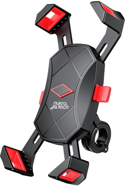 Nukrotech KN54 Motosiklet Gidon Aparatlı Telefon Tutucusu