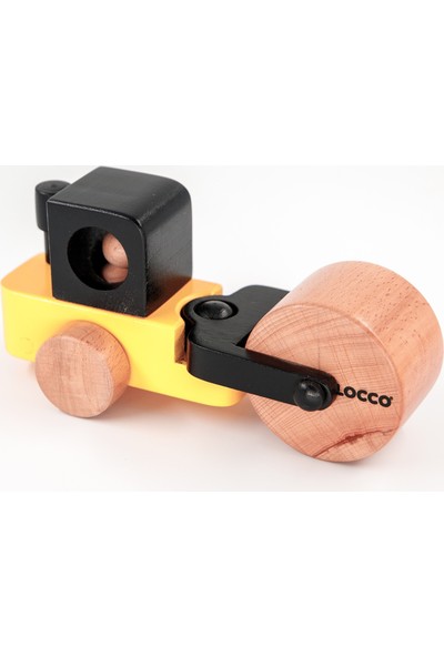 Locco Ahşap Silindir Sarı