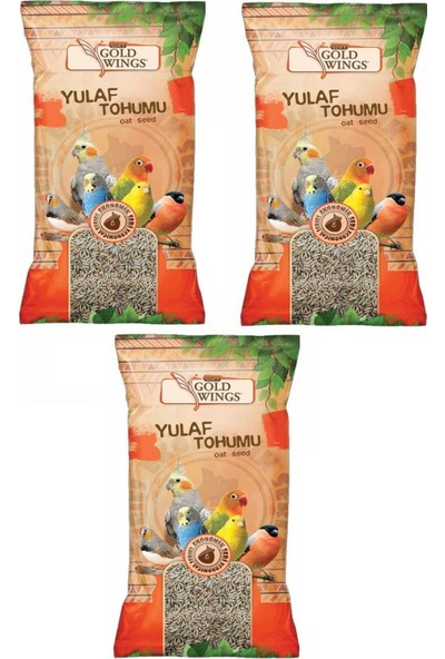 Gold Wings Yulaf Kuş Yemi 300 gr (3 Adet) Gold Wings Yulaf Kuş Yemi 300 gr (3 Adet)