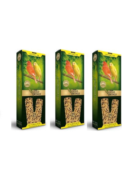 Gold Wings Premium Ballı Kanarya Krakeri Kutu 2'li (3 Adet) Gold Wings Premium Ballı Kanarya Krakeri Kutu 2'li (3 Adet)