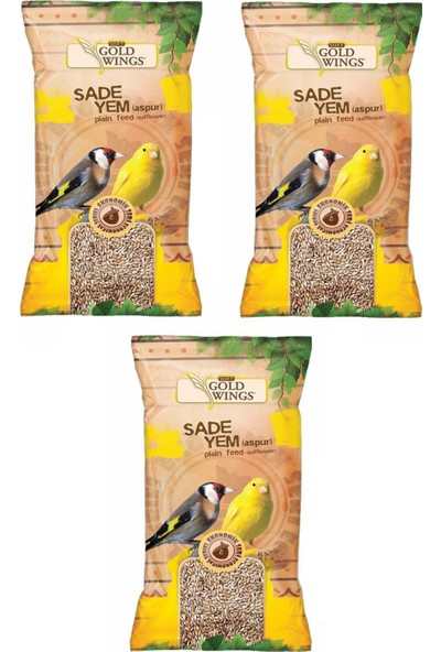 Gold Wings Aspur Sade Yem 300 gr (3 Adet)