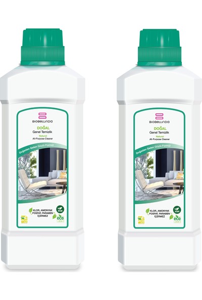 BioBellinda Doğal Konsantre Genel Temizlik 1000 ml 2'li