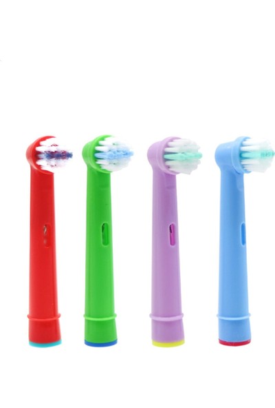 Kyver Kyver oral B Uyumlu Çocuklar Için 4'lü Diş Fırçası Yedek Başlığı Kyver Kyver oral B Uyumlu Çocuklar Için 4'lü Diş Fırçası Yedek Başlığı