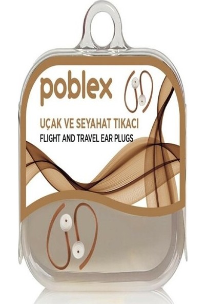 Poblex Uçak ve Seyahat Tıkacı Poblex Uçak ve Seyahat Tıkacı