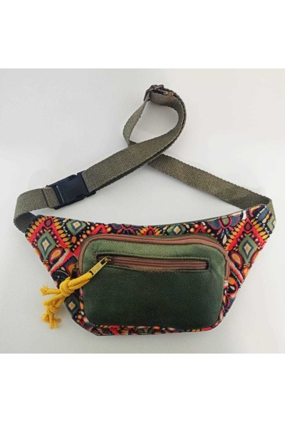 Flamingo Desenli Otantik Çapraz Bel Çantası 7