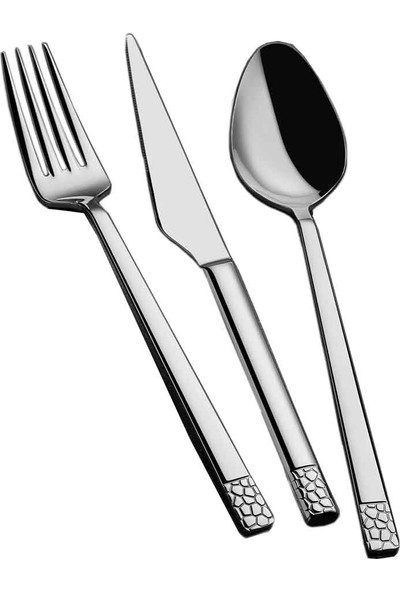 Arsel Mozaik Sade 60 Parça Bıçaksız 12 Kişilik Çatal Kaşık Seti Arsel Mozaik Sade 60 Parça Bıçaksız 12 Kişilik Çatal Kaşık Seti