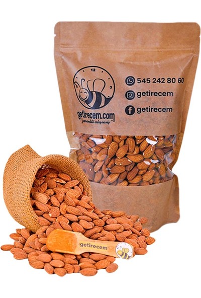 Getirecem Doğal Çiğ Yerli Badem Içi 500 gr Getirecem Doğal Çiğ Yerli Badem Içi 500 gr
