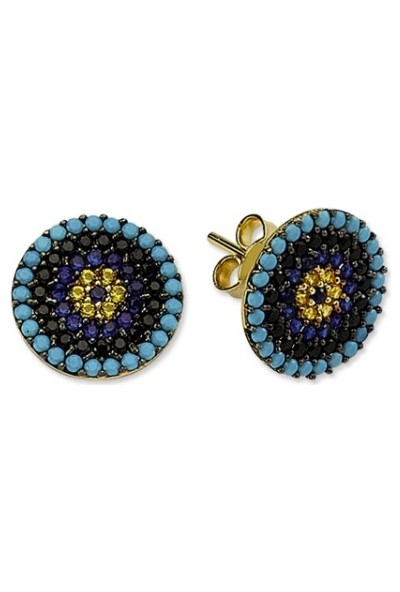 Milades Altın Nazar Küpe