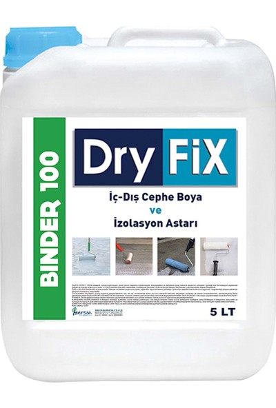 Dryfix Binder 100 Boya ve Izolasyon Astarı 5 Lt Dryfix Binder 100 Boya ve Izolasyon Astarı 5 Lt