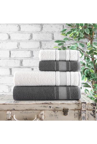 She&co Pamuk 4'lü Havlu Seti- Fas She&co Pamuk 4'lü Havlu Seti- Fas