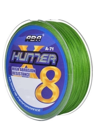 Aba Hunter 8 Kat Örgü Ip Misina 300 mt 0.16 mm Yeşil
