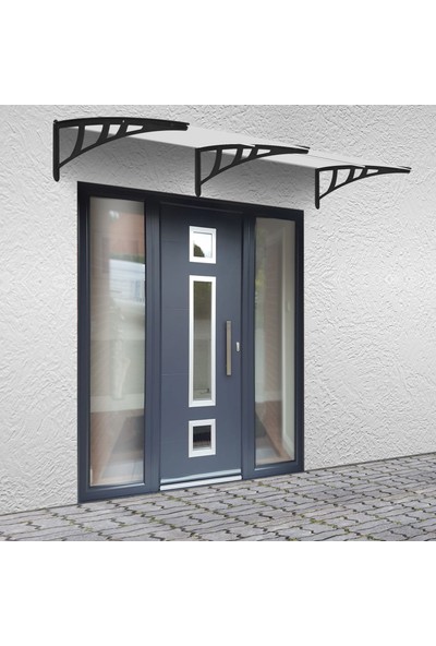 Gardenplast Kapı Üstü Pratik Sundurma 100X240 cm - Şeffaf Gardenplast Kapı Üstü Pratik Sundurma 100X240 cm - Şeffaf