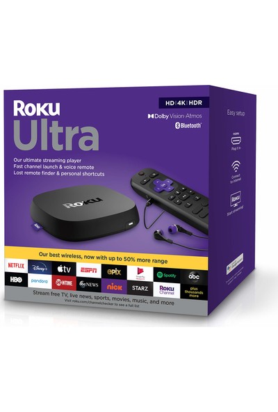 Roku Ultra 2020 Streaming Media Player (Yurt Dışından) Roku Ultra 2020 Streaming Media Player (Yurt Dışından)