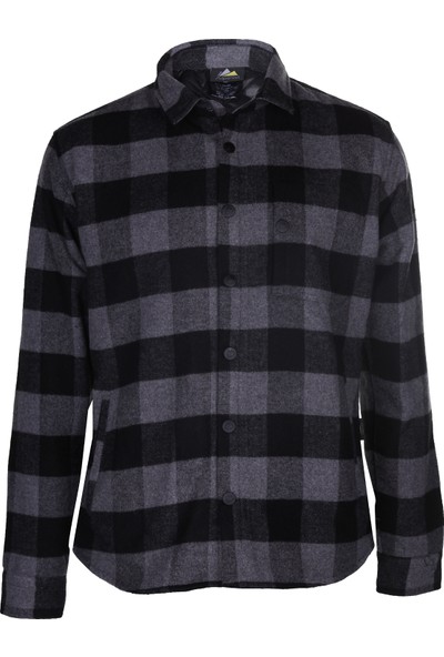 Alpinist Futura Ekose Erkek Outdoor Gömlek Antrasit