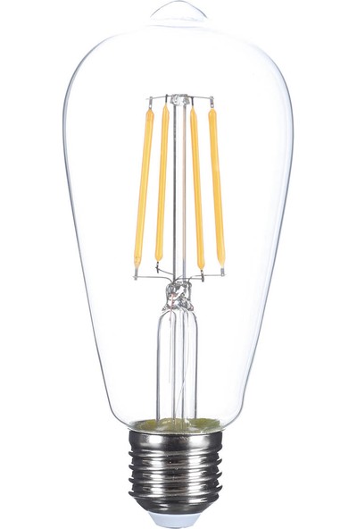 Heka LED Rustik Ampul Şeffaf 6 W E27 Gün Işığı Heka LED Rustik Ampul Şeffaf 6 W E27 Gün Işığı