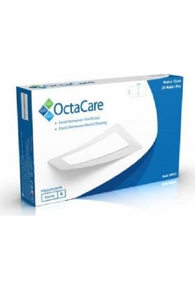 Octacare 20915 Steril Esnek Yara Örtüsü 9cm x 15CM 25 Adet Octacare 20915 Steril Esnek Yara Örtüsü 9cm x 15CM 25 Adet