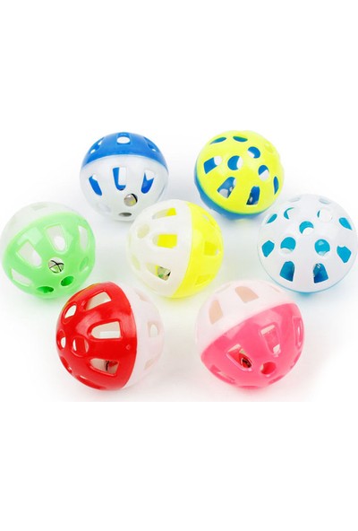 Pet Style Çıngıraklı Kedi Oyun Topu 7 Adet