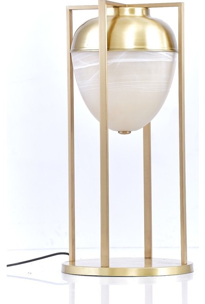 Bahar Aydınlatma Bahar Gold Camlı Abajur