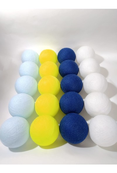 Guldesign Montessori Işıklı Top 3 Metre 20 LED Aydınlatma