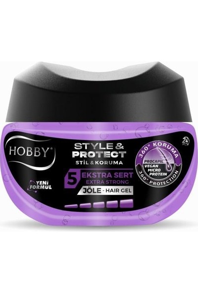 Hobby Saç Jölesi Style Protect Ekstra Sert Tutuş 250 ml Hobby Saç Jölesi Style Protect Ekstra Sert Tutuş 250 ml