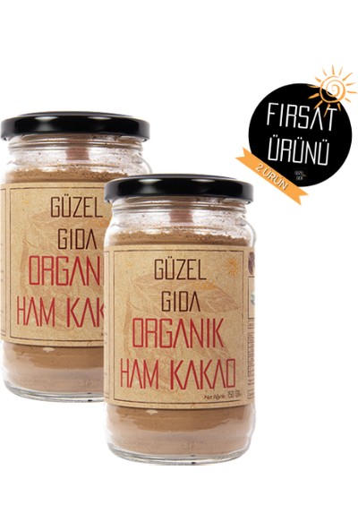 Güzel Ada Gıda Organik Ham Kakao Tozu 150 gr - 2 Adet Güzel Ada Gıda Organik Ham Kakao Tozu 150 gr - 2 Adet
