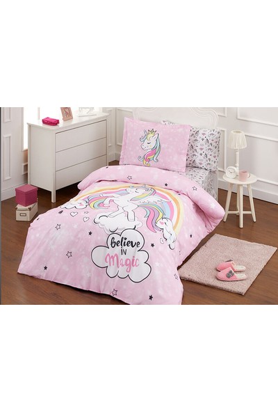 Özdilek - Pamuk Unicorn Tek Kişilik Nevresim Takımı Özdilek - Pamuk Unicorn Tek Kişilik Nevresim Takımı