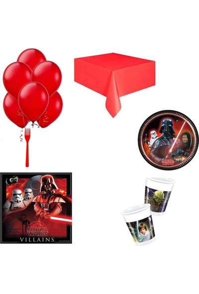 Hayaller Dükkanı Star Wars Doğum Günü Süsleri Masa Seti Parti Seti Ekonomik Set 8 Kişilik Hayaller Dükkanı Star Wars Doğum Günü Süsleri Masa Seti Parti Seti Ekonomik Set 8 Kişilik