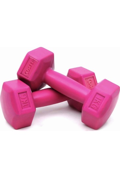 Cosfer 1 kg x 2 Adet Plastik Dambıl Cosfer 1 kg x 2 Adet Plastik Dambıl