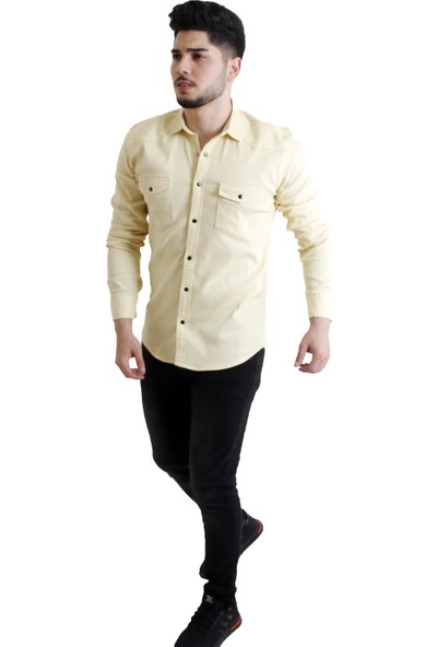 Stil Kombin Barkod Örme Kot Gömlek