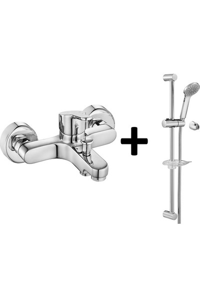 E.C.A Eca Spil Banyo Bataryası + Eca Spil Hareketli Banyo Üst Takım 1f (Duş Başlığı)