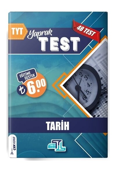 Tümler Yayınları TYT Tarih Yaprak Test Tümler Yayınları TYT Tarih Yaprak Test