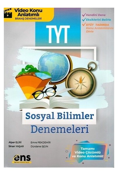 ENS Yayıncılık TYT Sosyal Bilimler 12 li Deneme - Alper Eliri ENS Yayıncılık TYT Sosyal Bilimler 12 li Deneme - Alper Eliri