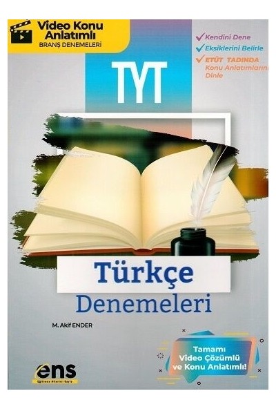 ENS Yayıncılık TYT Türkçe 12 li Deneme - M.Akif Ender