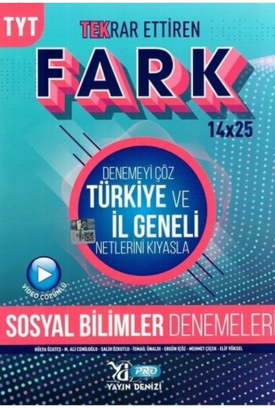 Yayın Denizi TYT Sosyal Bilimler Fark 14 x 25 Tekrar Ettiren Denemeleri Yayın Denizi TYT Sosyal Bilimler Fark 14 x 25 Tekrar Ettiren Denemeleri
