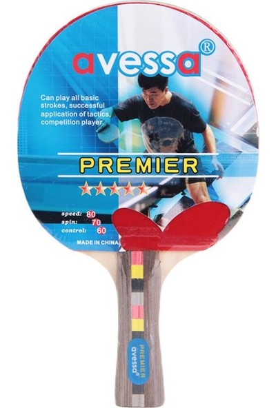 Avessa Premier 4 Yıldız Masa Tenisi Raketi (RAK500) Avessa Premier 4 Yıldız Masa Tenisi Raketi (RAK500)