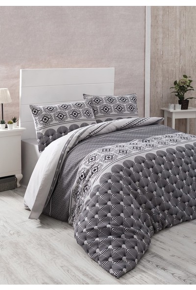 Coronet Home Tek Kişilik Nevresim Takımı-Angelo Gri