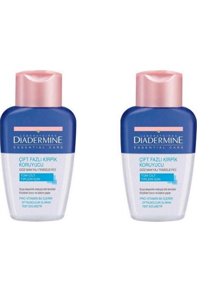 Diadermine Çift Fazlı Göz Makyaj Temizleyici 125 ml x 2 Ürün Diadermine Çift Fazlı Göz Makyaj Temizleyici 125 ml x 2 Ürün