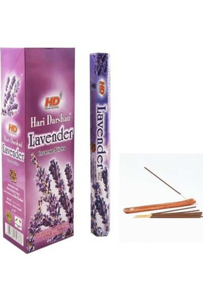 Hari Darshan Tütsü Lavander&lavanta Çiçek Kokusu 20 Adet Çubuk Tütsü 1 Adet Kayık Tütsülük Hediye Hari Darshan Tütsü Lavander&lavanta Çiçek Kokusu 20 Adet Çubuk Tütsü 1 Adet Kayık Tütsülük Hediye