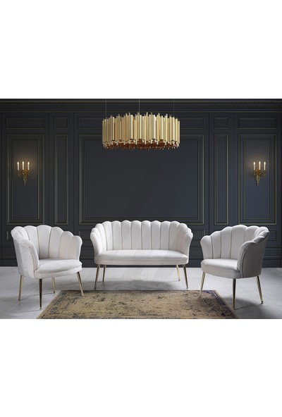 Woodlabs Papatya Çay Seti Koltuk Takımı