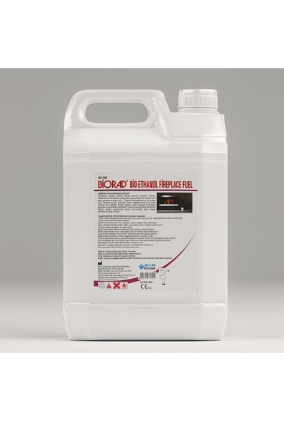 Biorad 5 Litre Bio Ethanol Bacasız Şömine Yakıtı