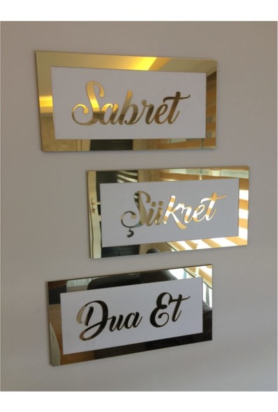 Tasarım Atölyesi Sabret Şükret Dua Et