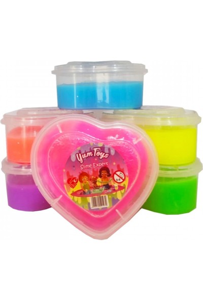Erbek Plastik Slime Oyun Jeli Kalp Kutu Yumtoys Polymer Slime Eğitici Oyun Seti Erbek Plastik Slime Oyun Jeli Kalp Kutu Yumtoys Polymer Slime Eğitici Oyun Seti