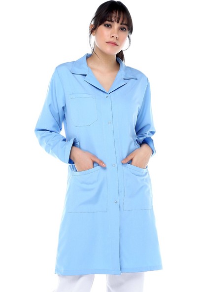 Ağca Mavi Önlük,iş Önlüğü,hastane Önlüğü,aşçı Önlüğü,temizlikçi Önlüğü,çaycı Önlüğü Bayan