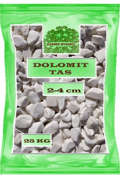 Garden İstanbul 2-4 cm 25 kg Beyaz Dolomit Taş