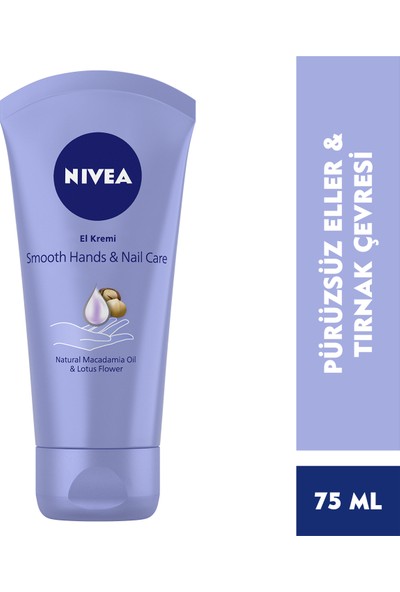 Nivea Pürüzsüzleştirici El & Tırnak Bakım Kremi 75 ml