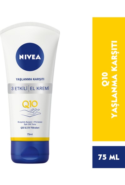 Nivea Q10 Yaşlanma Karşıtı El Kremi 75Ml