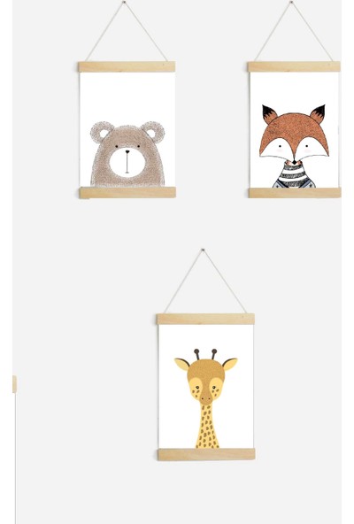 Yamamiya Çocuk ve Bebek Odası 3'lü Poster Tablo Seti Yamamiya Çocuk ve Bebek Odası 3'lü Poster Tablo Seti