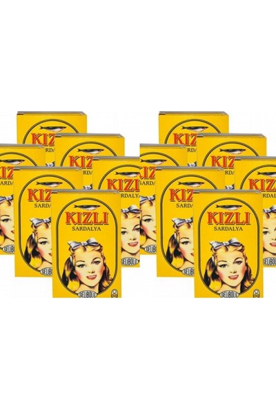 Alaeddin Kızlı Sardalya 125 gr x 12'li Alaeddin Kızlı Sardalya 125 gr x 12'li