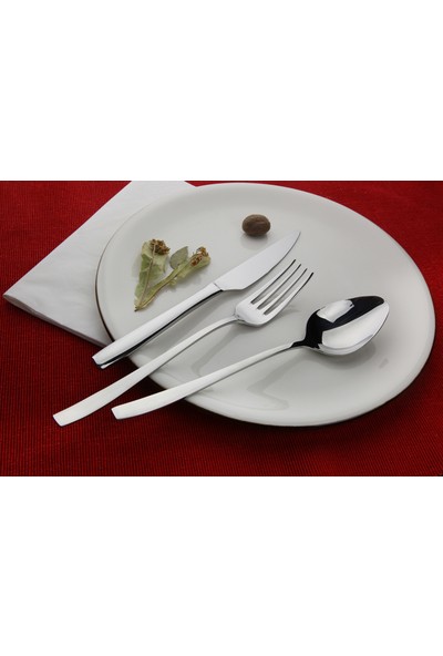 Fertilita Elitsa - Oslo 12 Kişilik 89 Parça Gümüş Çatal, Kaşık ve Bıçak Takımı