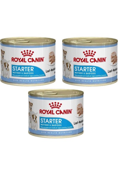 Royal Canin Starter Mother - Babydog Köpek Konservesi 195 gr 3 Adet Royal Canin Starter Mother - Babydog Köpek Konservesi 195 gr 3 Adet